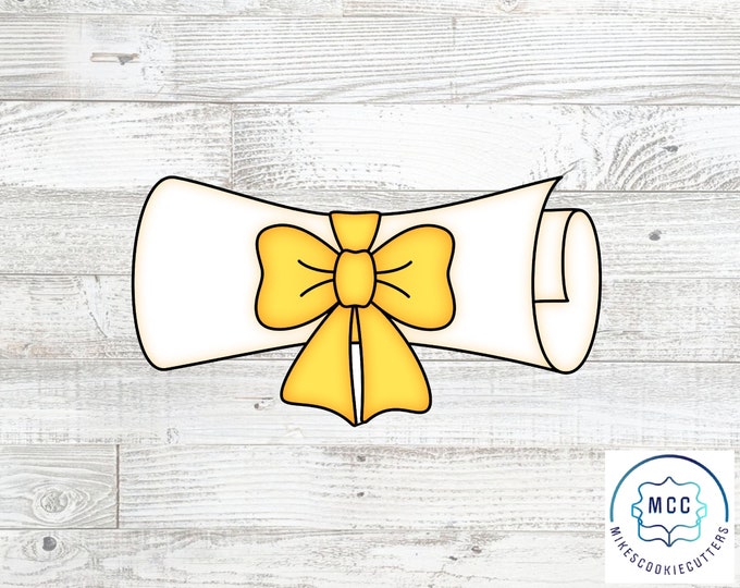 Graduation Diploma Cookie Cutter 3 - Etsy