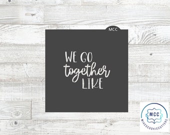 We Go Together Like - Etsy