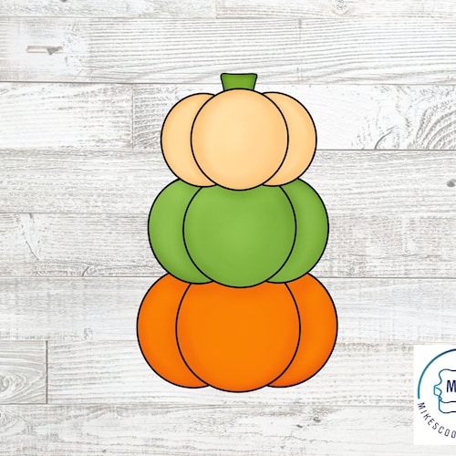 Stacked Pumpkins Cookie Cutter - Etsy