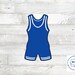 Wrestling Singlet Uniform Cookie Cutter - Etsy