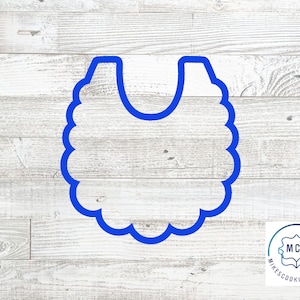 Baby Bib 1 Cookie Cutter | Etsy