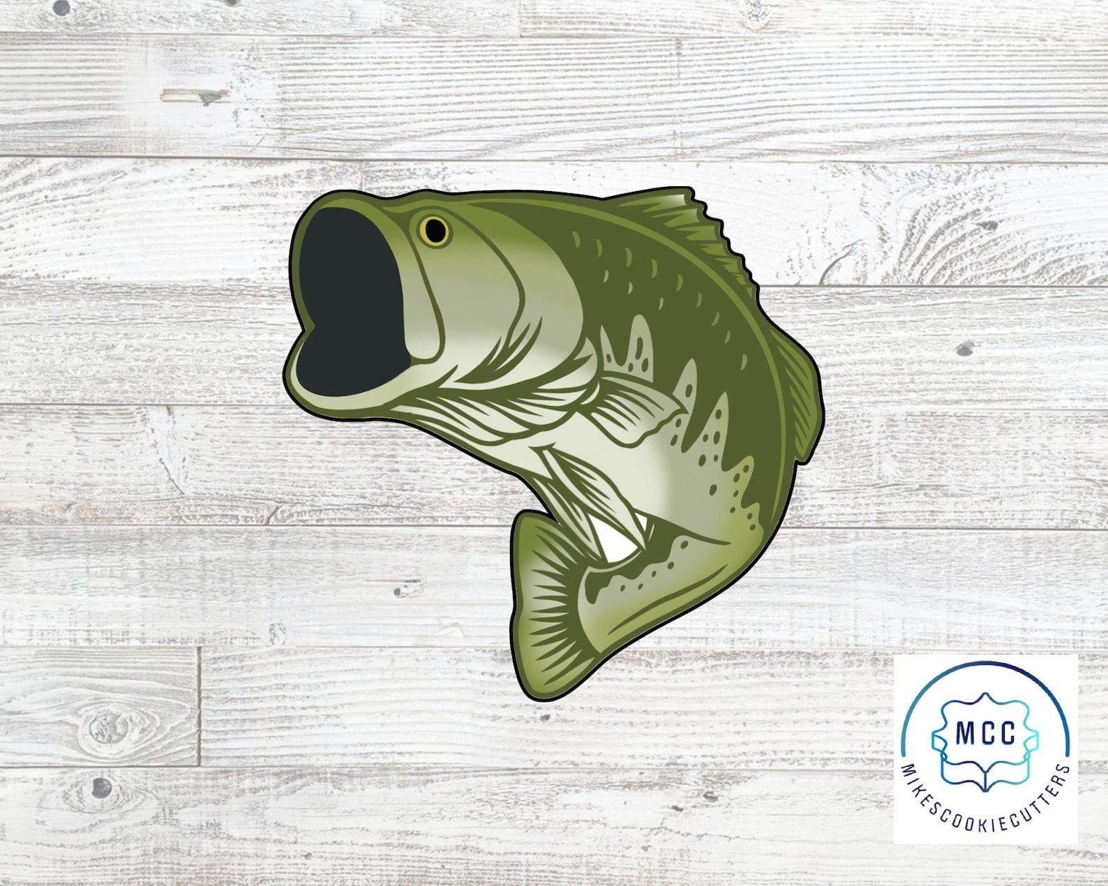 Largemouth Bass Fish Cookie Cutter - Etsy