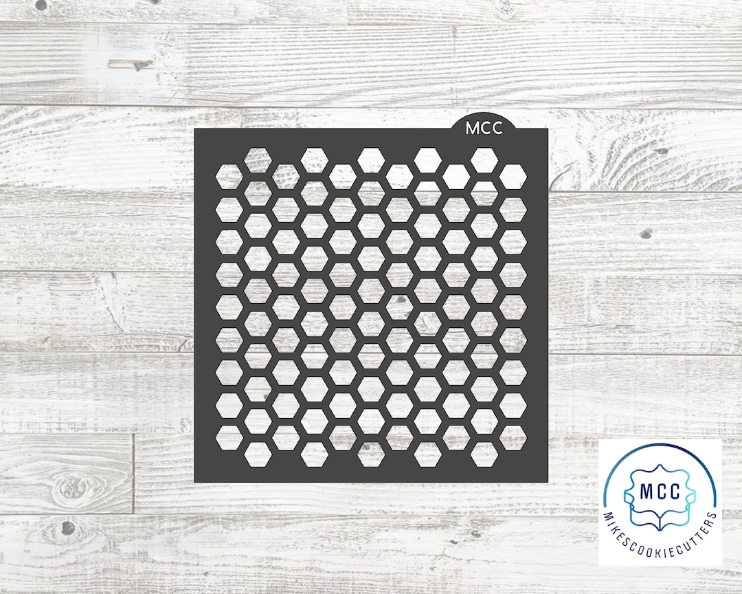 Medium Honeycomb Stencil - Etsy