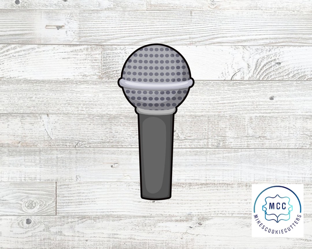 Microphone Cookie Cutter - Etsy
