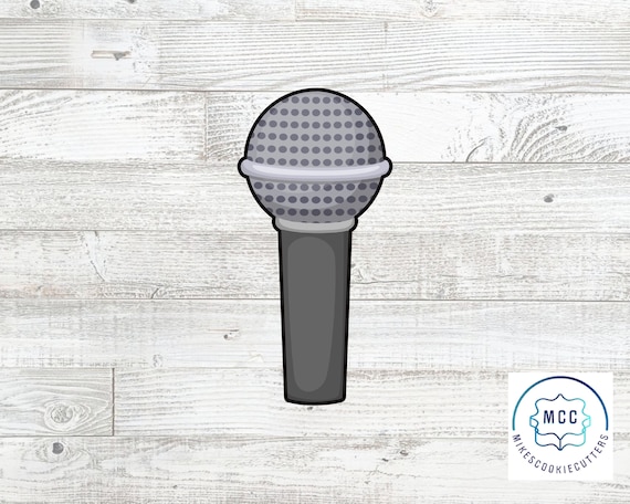 Microphone Cookie Cutter - Etsy