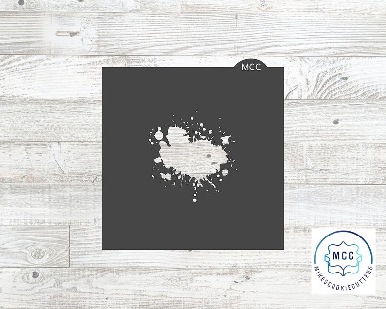 Paint Splatter Stencil 1 | Etsy