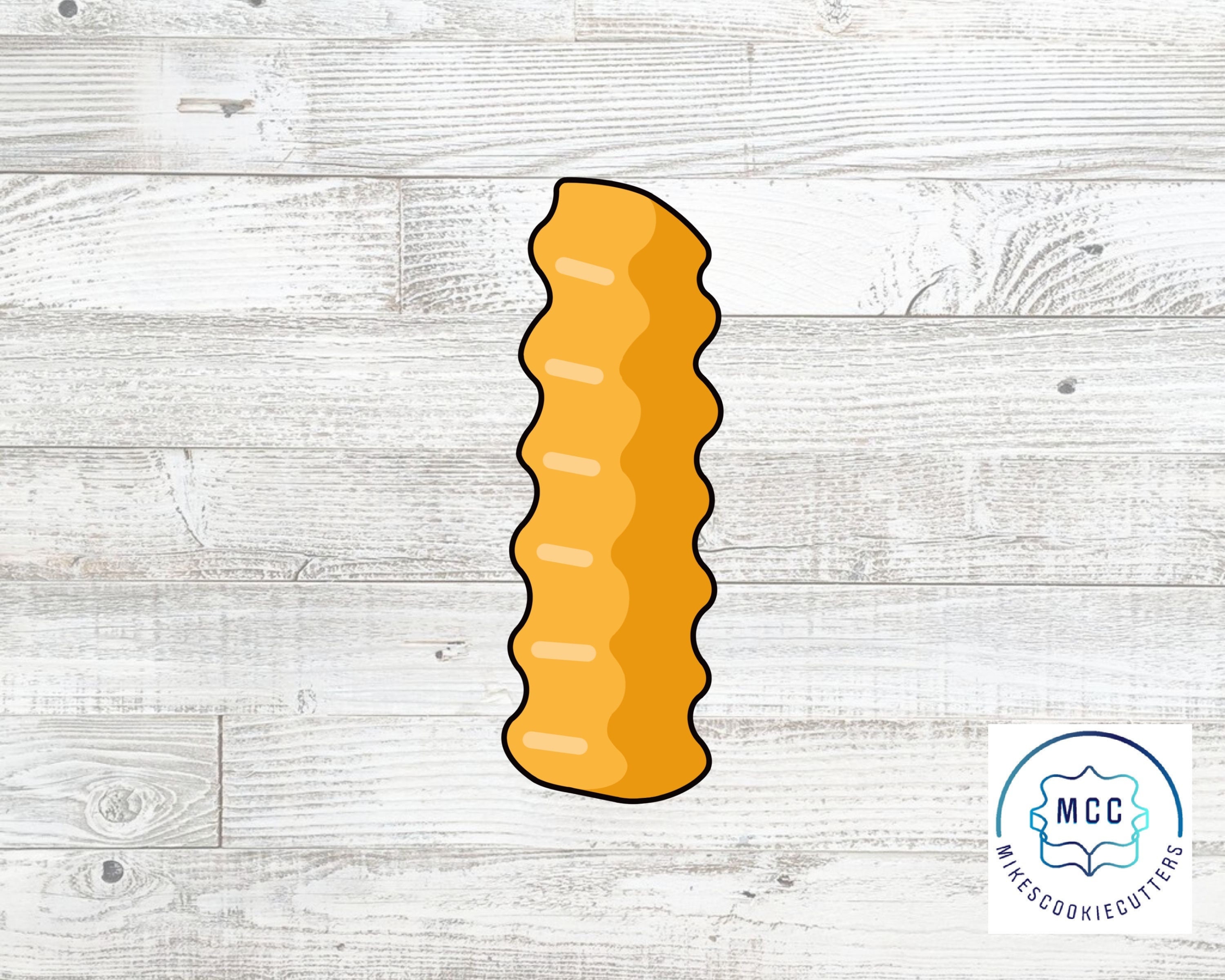 Crinkle Cut French Fry Cookie Cutter - Etsy