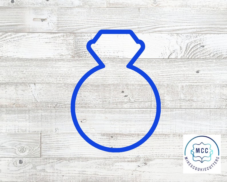 Diamond Engagement Wedding Ring Cookie Cutter - Etsy