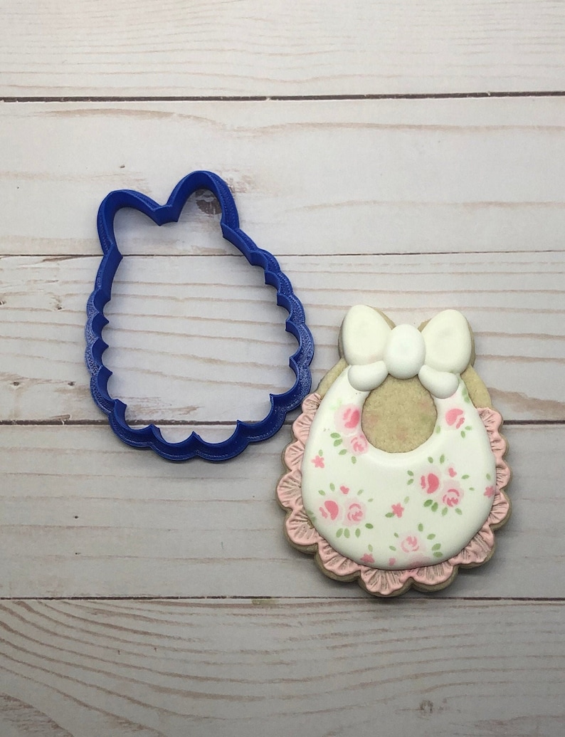 Baby Bib With Bow Cookie Cutter - Etsy