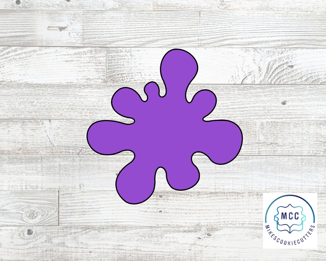 Slime Paint Splatter Cookie Cutter - Etsy