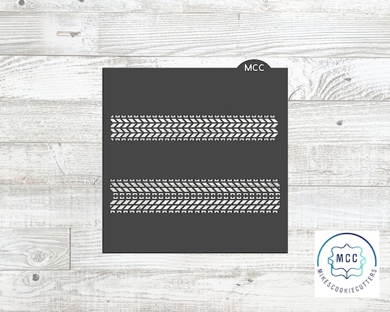 Tire Tracks Stencil - Etsy