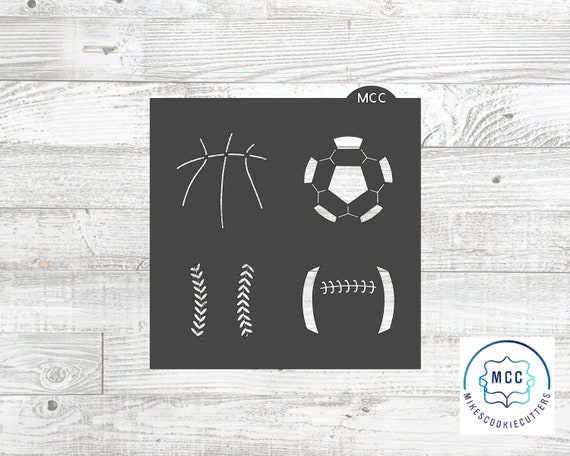 Sports Balls Mini Set Stencil - Etsy