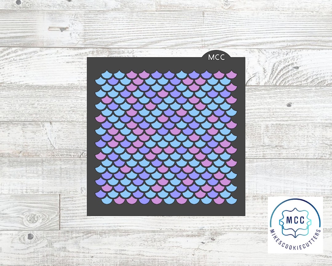 Three Piece Scales Stencil Set - Etsy