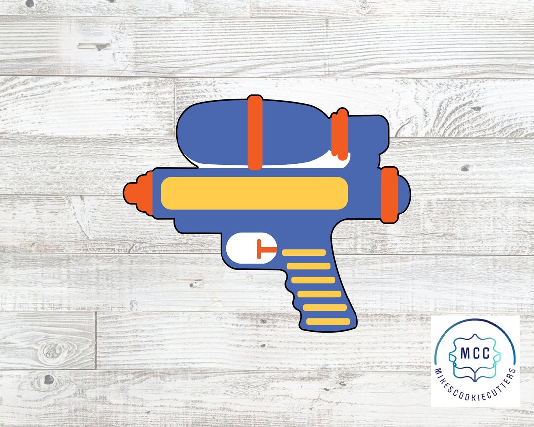 Water Squirt Gun 1 Cookie Cutter - Etsy