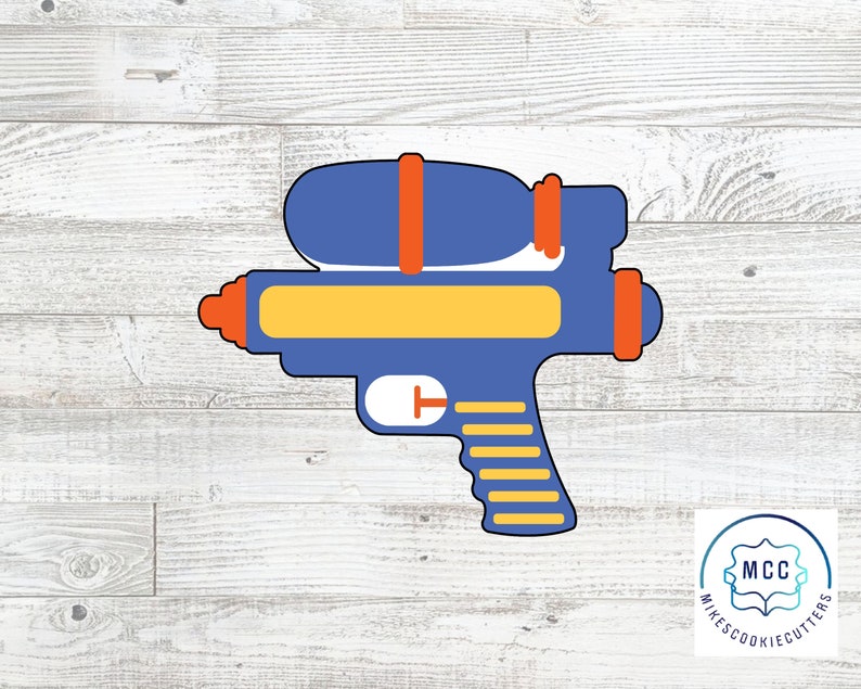 Water Squirt Gun 1 Cookie Cutter - Etsy
