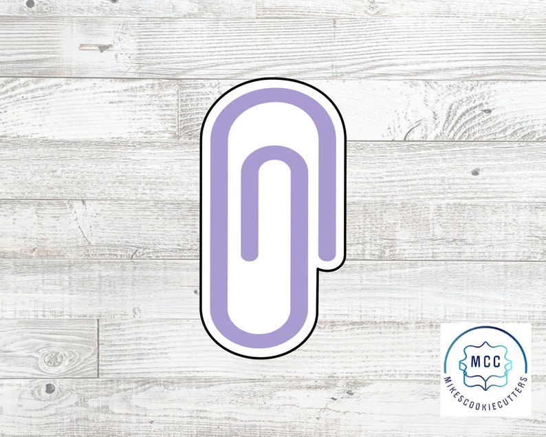 Paper Clip Office Supplies Cookie Cutter - Etsy