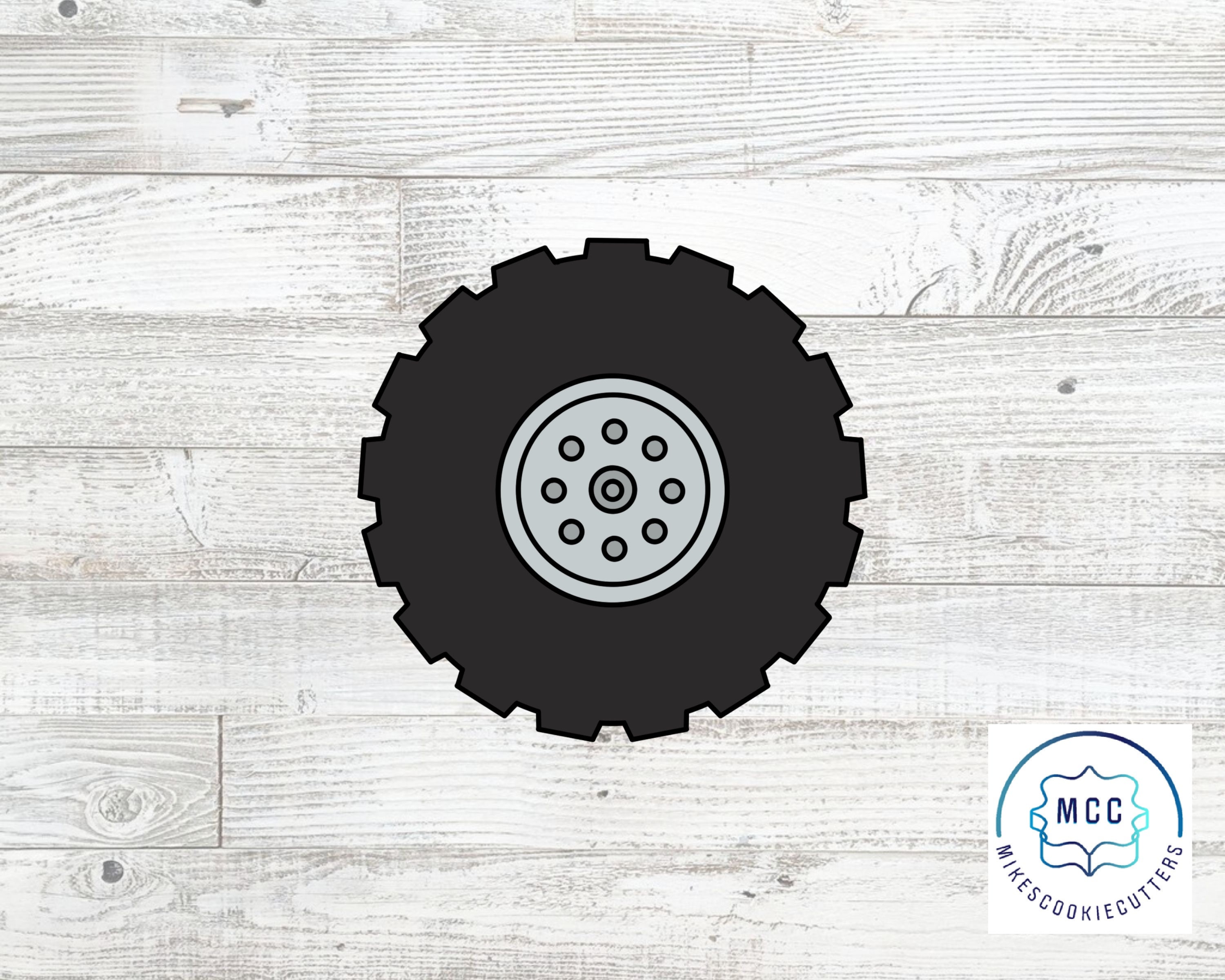 Monster Truck Tire Vector