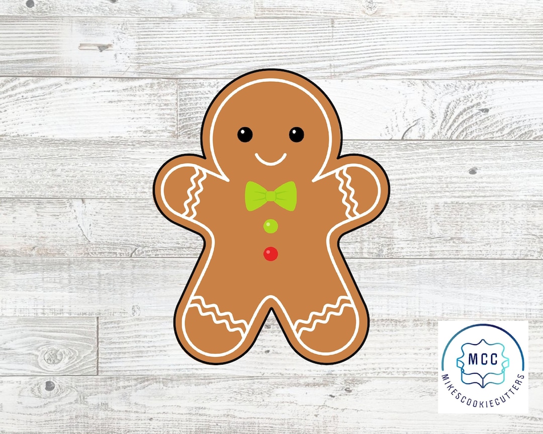 Gingerbread Man 1 Cookie Cutter - Etsy