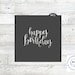 Happy Birthday Plaque 2 Cookie Cutter - Etsy
