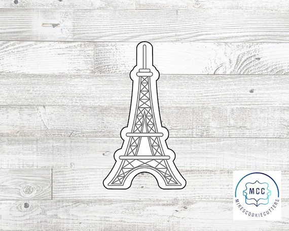 Eiffel Tower Cookie Stencil