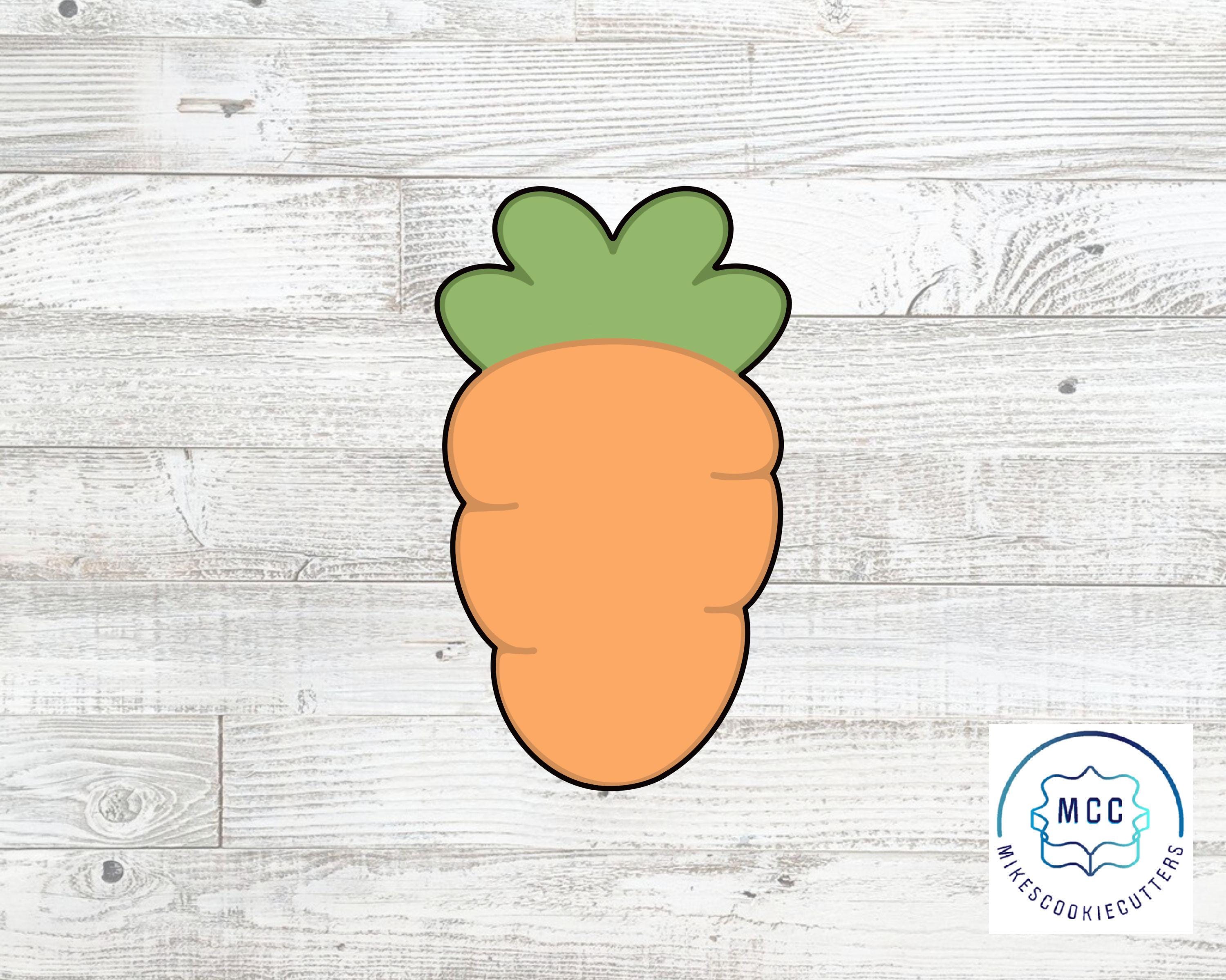 Carrot 3 Cookie Cutter - Etsy