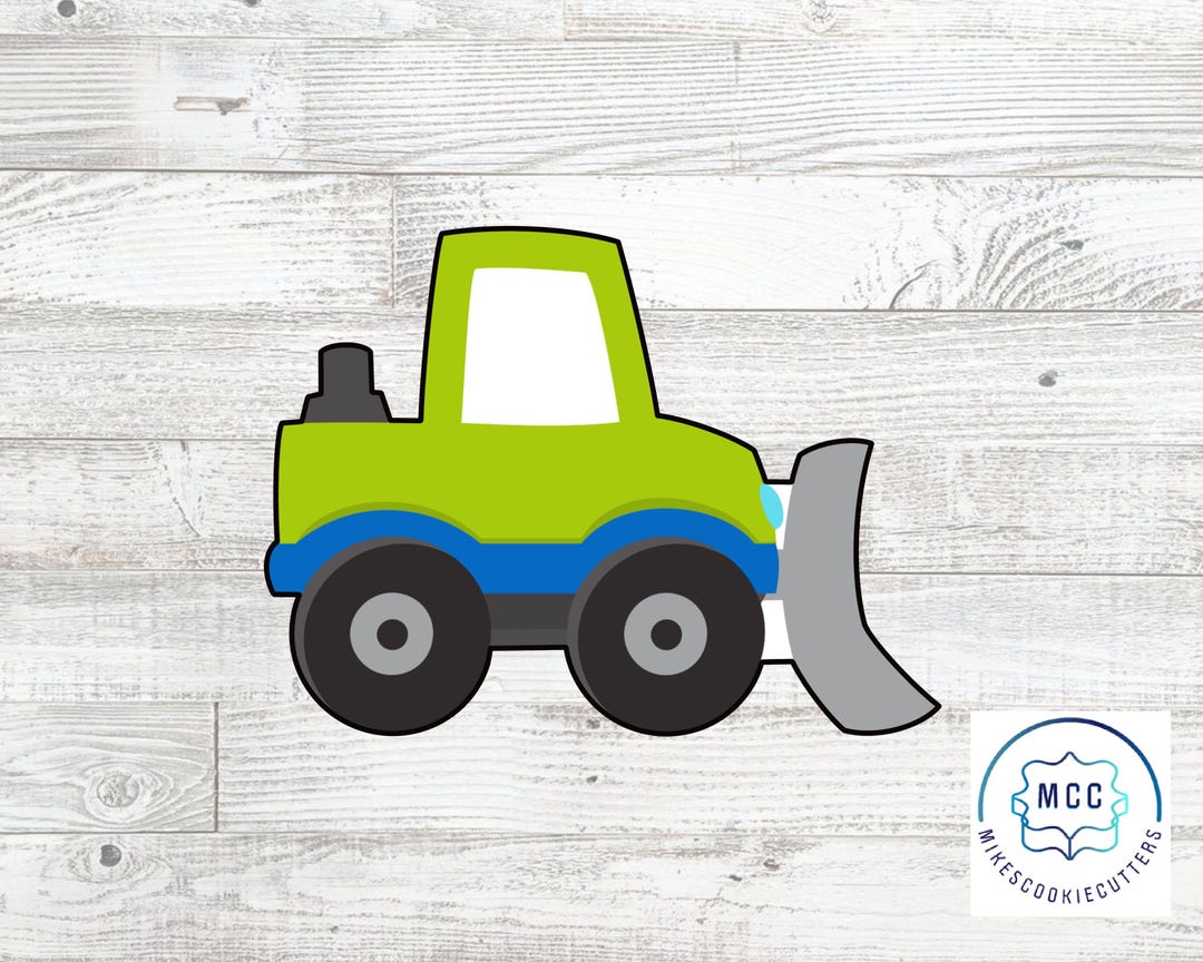 Cartoon Bulldozer Truck Construction Cookie Cutter - Etsy