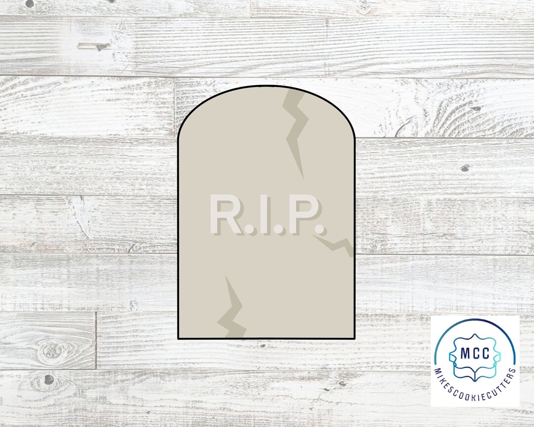 Halloween Tombstone Gravestone 2 Cookie Cutter - Etsy