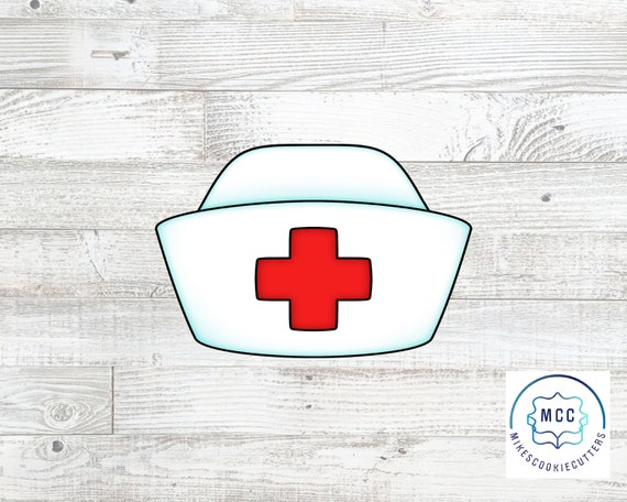 Fondant Nurse Hat Template