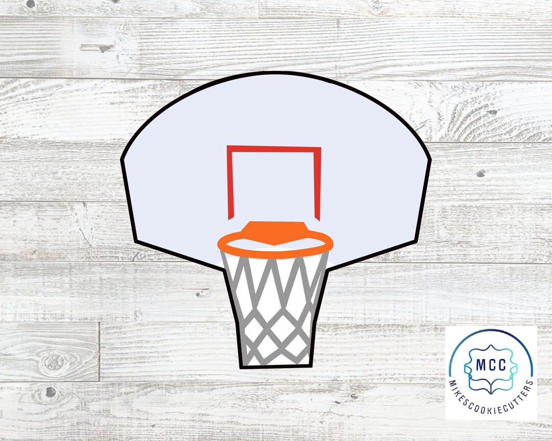 Basketball Backboard Hoop Net Cookie Cutter - Etsy