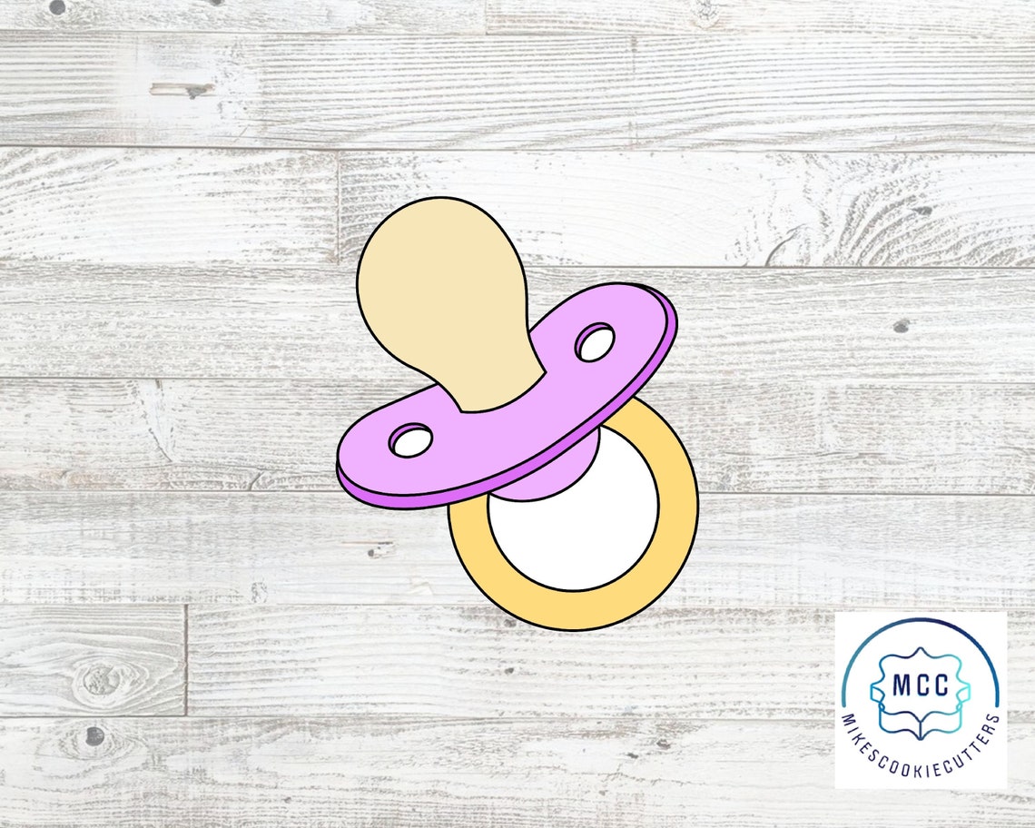 Baby Pacifier Cookie Cutter 3 | Etsy