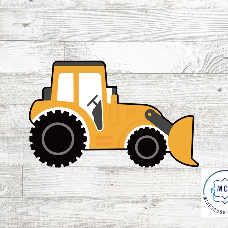 Bulldozer Cookie Cutter - Etsy