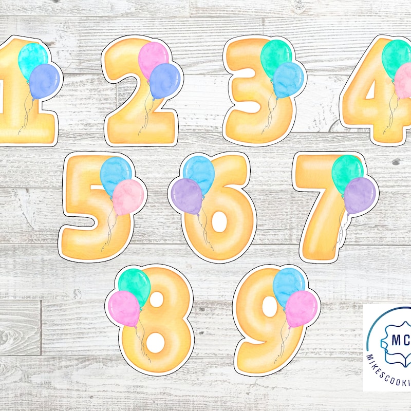 6 7 Birthday Cookies - Etsy