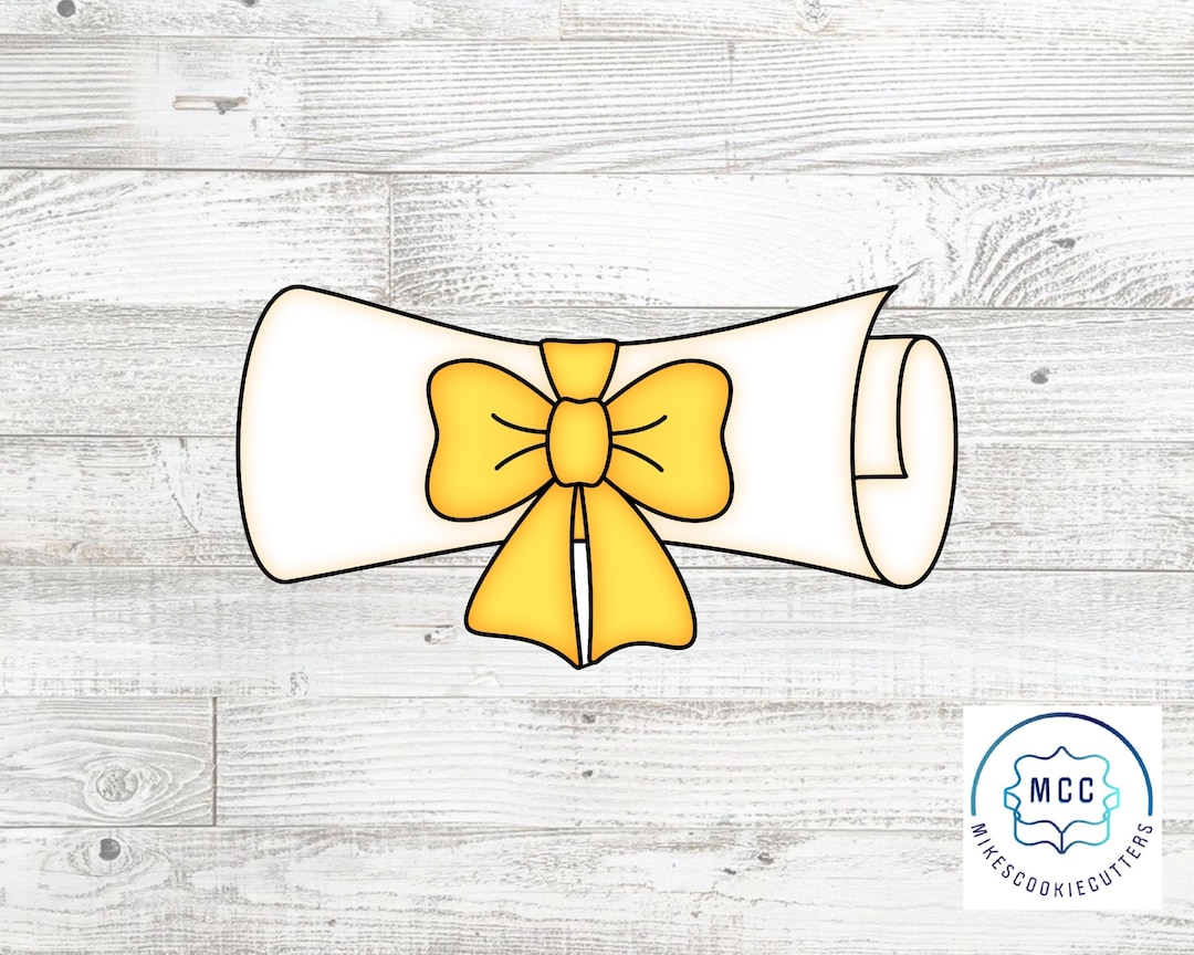 Graduation Diploma Cookie Cutter 3 - Etsy