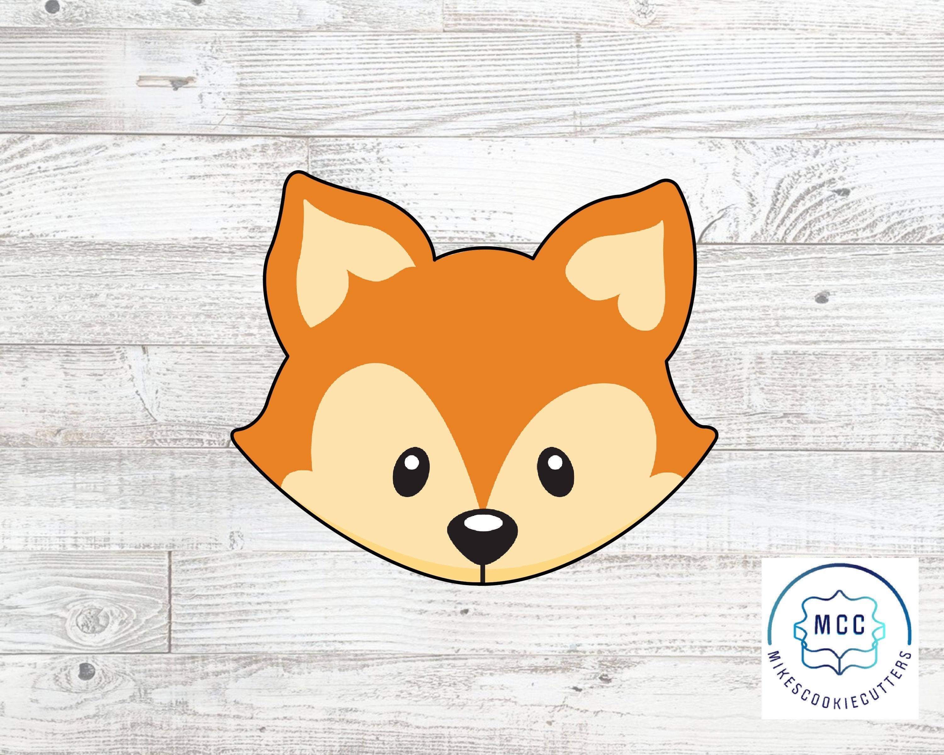 Woodland Fox Head Cookie Cutter - Etsy