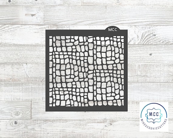 Lizard Reptile Animal Print Stencil - Etsy