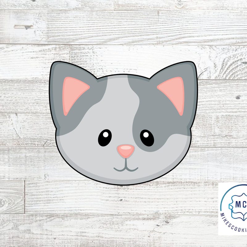 Cat and Heart Cookie Cutter - Etsy