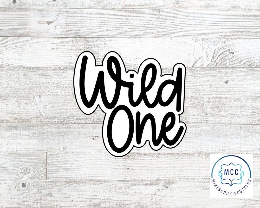 Wild One Plaque Cookie Cutter - Etsy