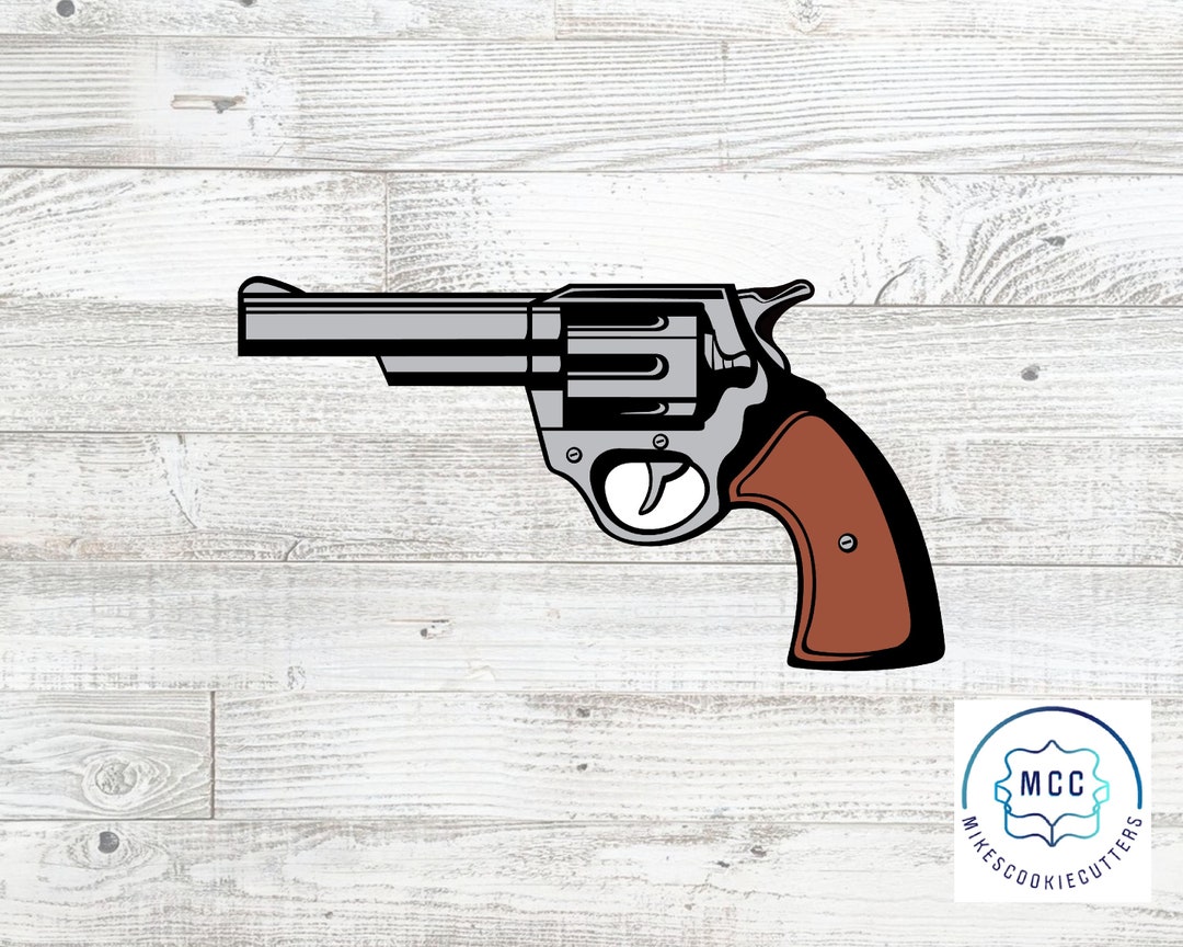 Revolver Gun Cookie Cutter - Etsy