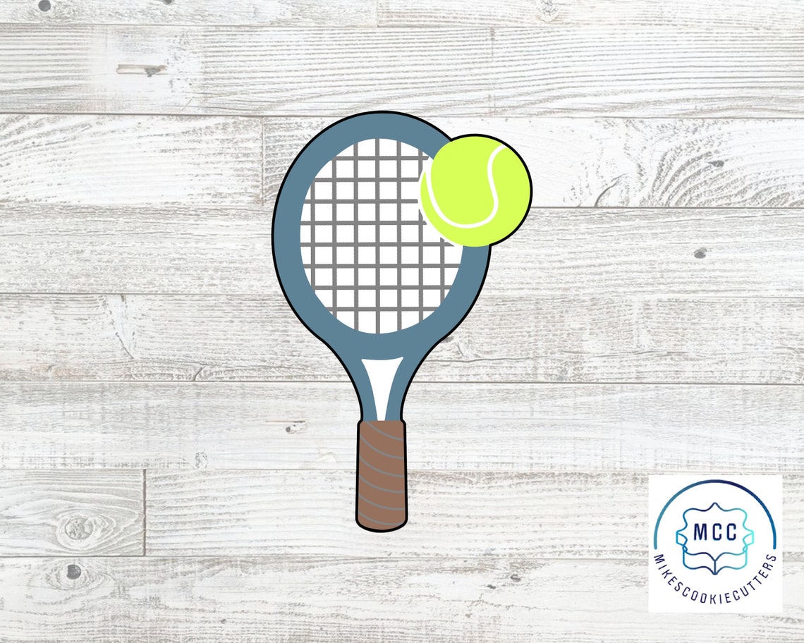 Tennis Racket With Ball Cookie Cutter - Etsy