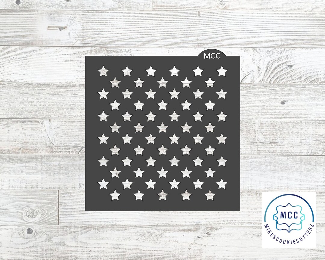 Medium Stars Stencil - Etsy