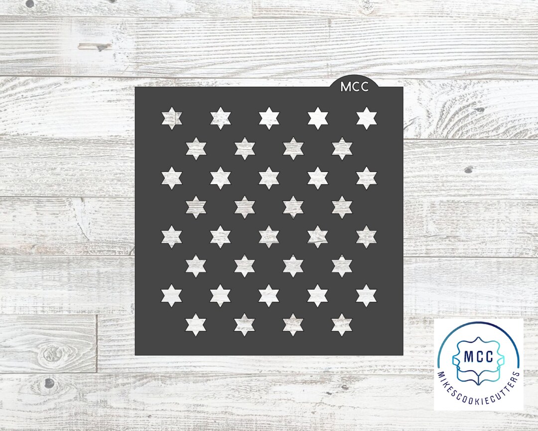 Mini Star of David Hanukkah Stencil - Etsy