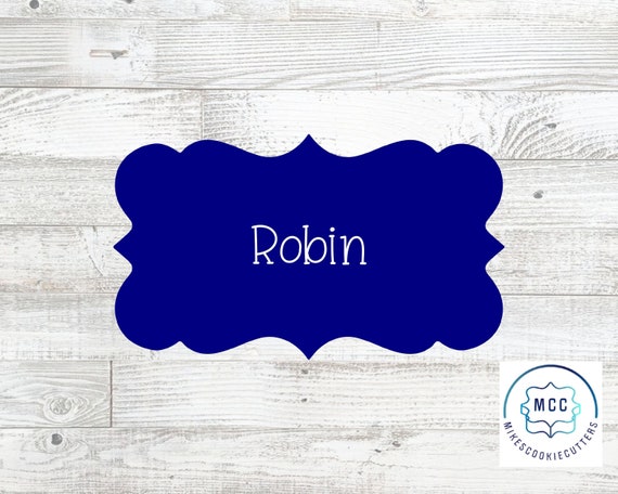 Plaque Cookie Cutter robin | Etsy