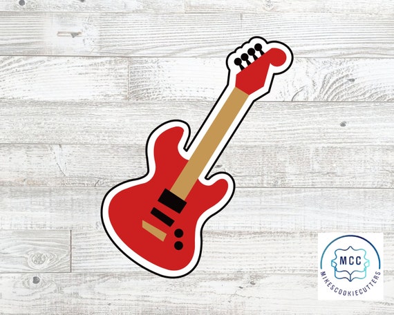 Electric Guitar Cookie Cutter - Etsy