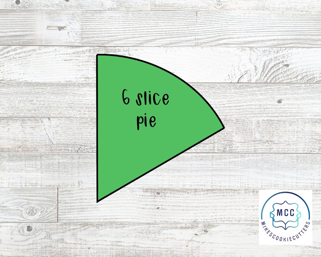 1/6th Pie Pizza Slice Cookie Cutter - Etsy