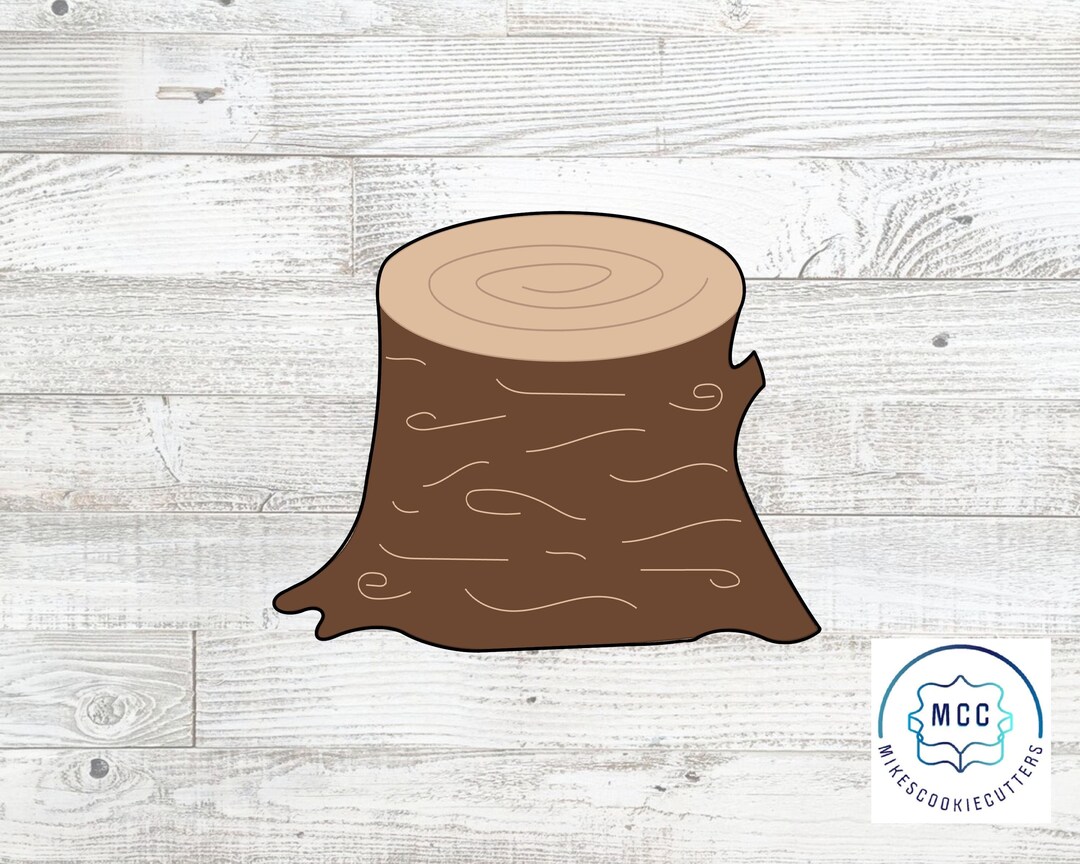 Woodland Tree Stump Cookie Cutter - Etsy