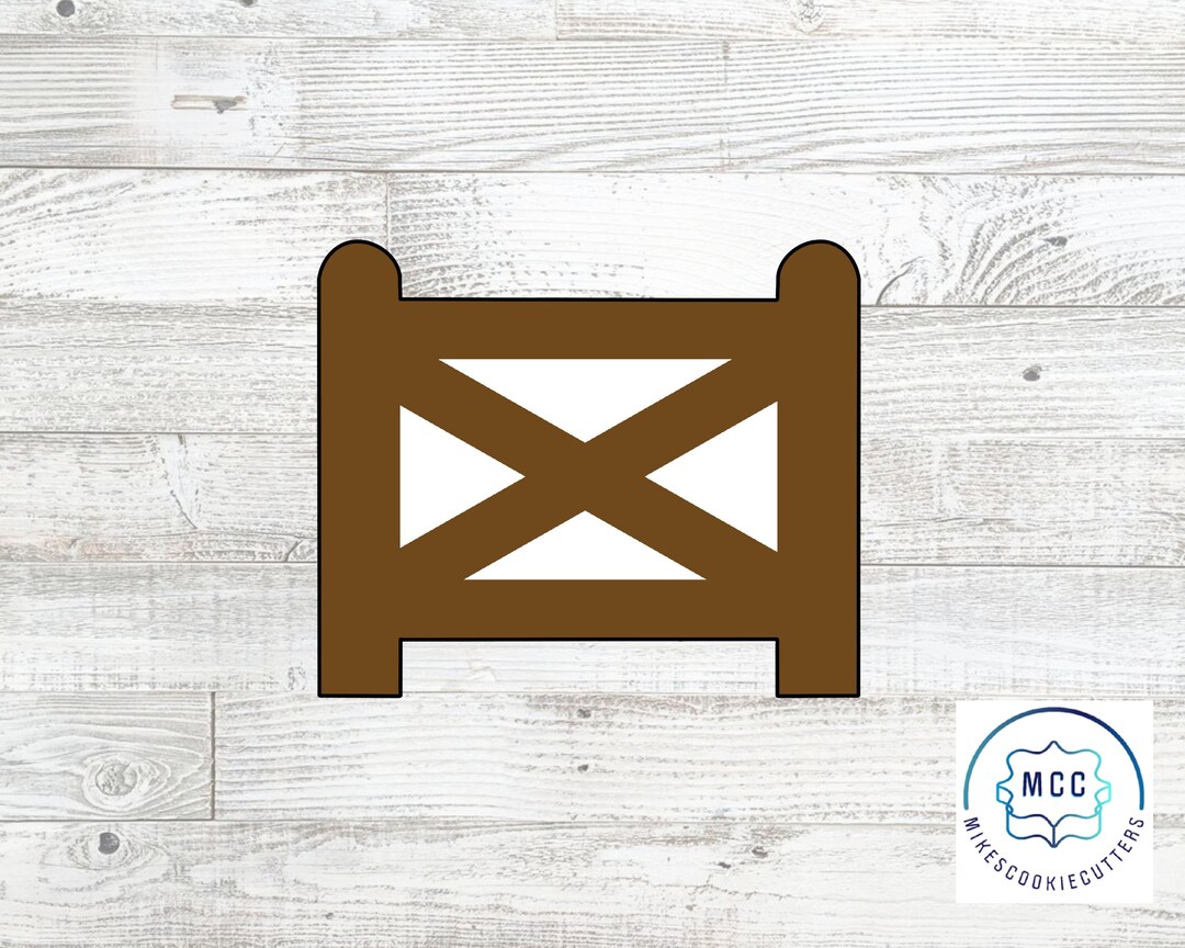 Barn Wood Farm Fence Cookie Cutter - Etsy