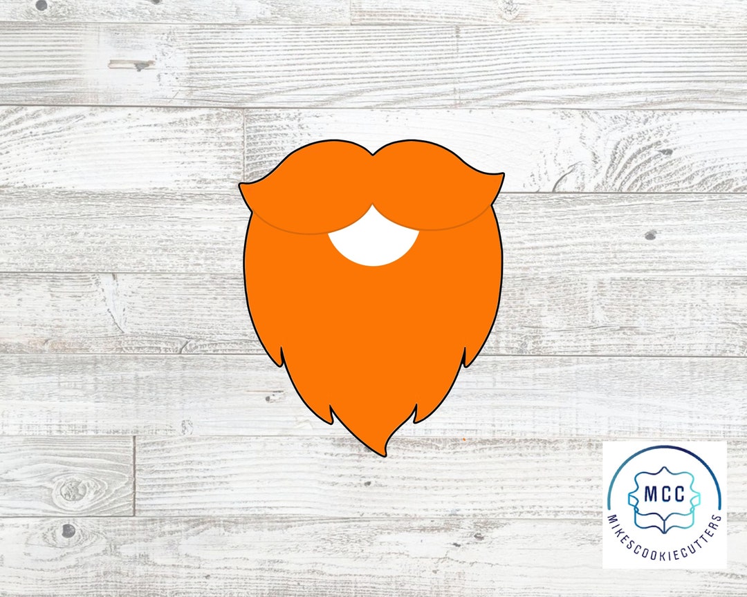 Leprechaun Mustache and Beard Cookie Cutter - Etsy
