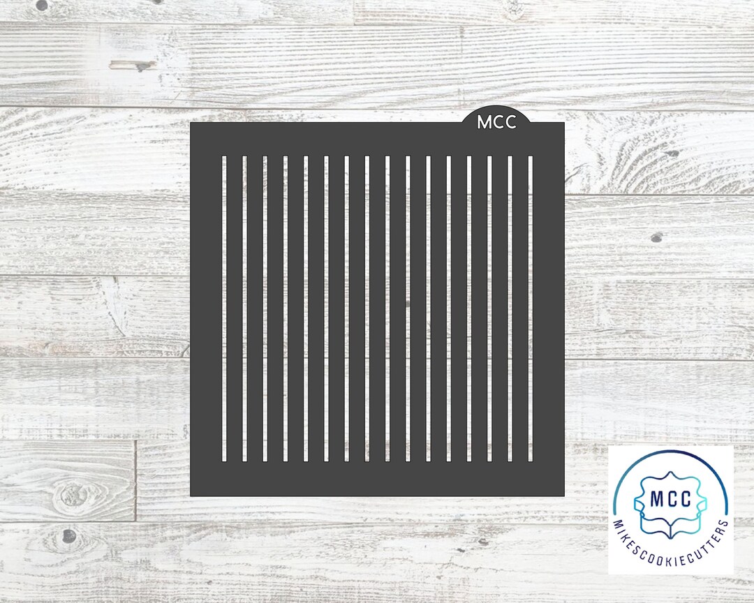 Pin Stripe Lines Stencil - Etsy