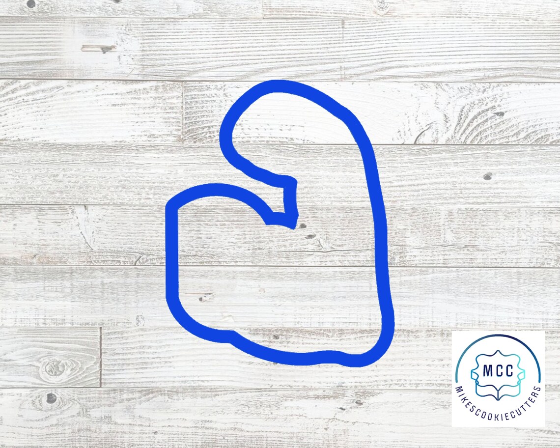 Strong Arm Muscle Bicep Cookie Cutter - Etsy