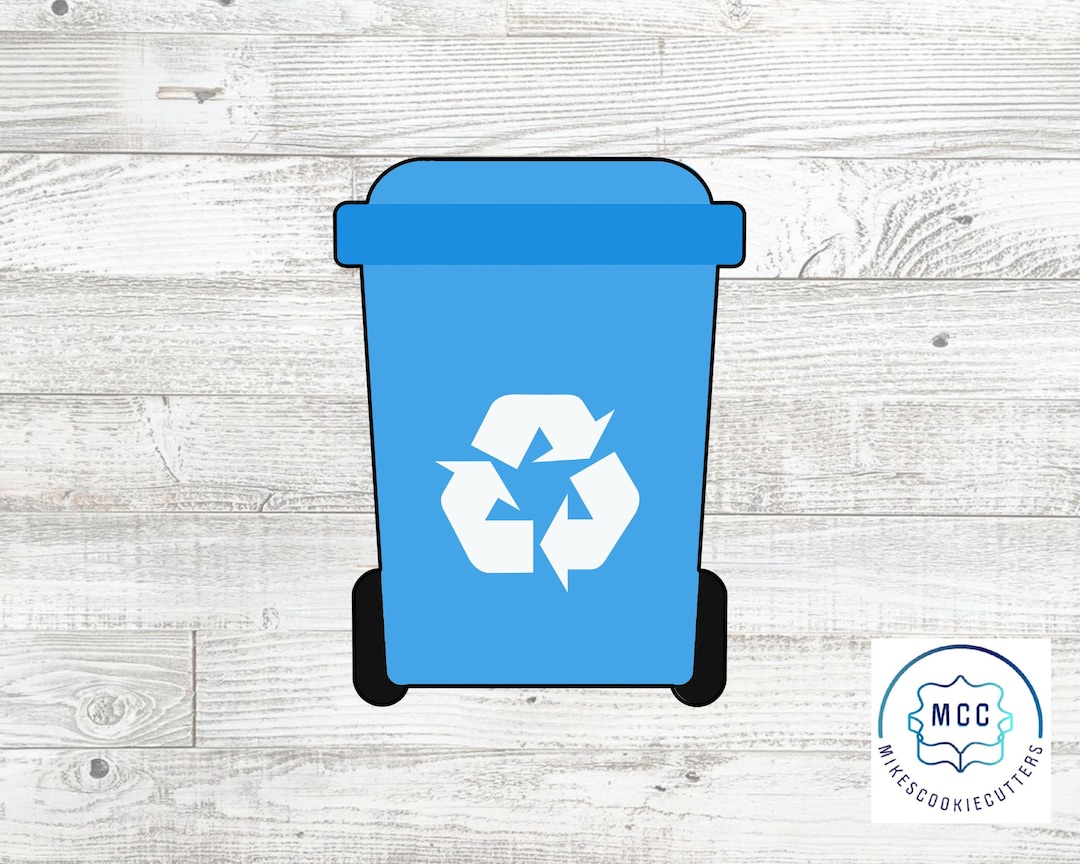 Trash Garbage Recycle Bin Can Cookie Cutter - Etsy